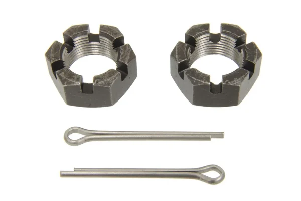 1953-1982 CORVETTE FRONT OR REAR SPINDLE NUTS with SPLIT PINS #33370 ...