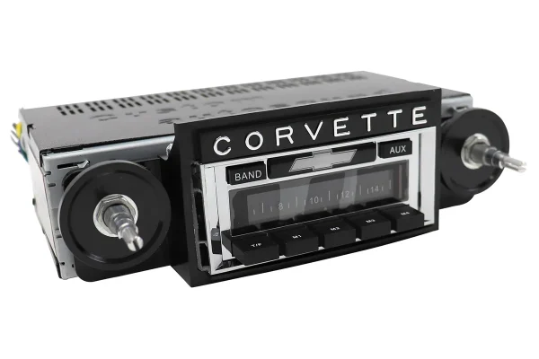 1968-1976 C3 CORVETTE USA-230 AM/FM RADIO – 200 WATT W/AUX INPUT ...