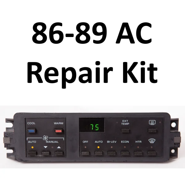 1986-1989 C4 Corvette C68 ECC HVAC AC Repair Kit. A011 – Corvette Dave ...